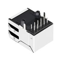 China LPJ16801CNL 10/100 Base-T RJ45 With POE Magnetics Jack Tab Up Without Led for sale