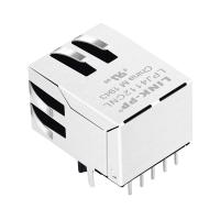 China LPJ4112CNL 10/100 Base-T Without Led Single Port Rectifier Bridge POE RJ45 10 Pin Connector for sale