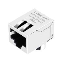 China LPJ0011INL 10/100 Base-T Tab Down Without Led Single Port 8 Pin Magnetic RJ45 Connector for sale