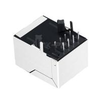 China LPJ0011INL 10/100 Base-T Tab Down Without Led Single Port 8 Pin Magnetic RJ45 Connector for sale