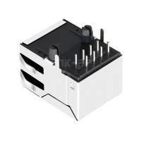 China LPJ1006CNL 10/100 Base-T Tab Up without Led One Port 8P8C Integrated RJ45 FastJack for sale
