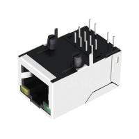 China LPJ6026BHNL 10/100 Base-T Green/Yellow LED Tab UP 1 Port RJ45 Modular Jack with Magnetics for sale