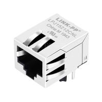 China LPJ15212CNL 10/100 Base-T RJ45 Female Connector 1x1 Port Tab Up Without Led for sale