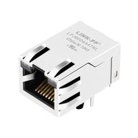 China LINK-PP LPJ6004A47NL 10/100 Base-T  Tab Up 1x1 Port  RJ45 Connector Yellow&Green/Yellow&Green LED for sale