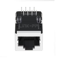 China LPJ16264DNL Single Port Industrial RJ45 Mag Jack 10/100 Base-T Tab Up Without Led for sale
