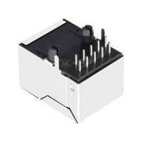 China LPJ16204DNL 10/100 Base-T Tab UP Without Led Single Port PoE RJ45 Female Connector for sale
