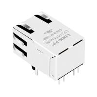 China LPJ1014AHNL RJ45 Jack 10/100 Base-T With Integrated Magnetic Tab Up Green/Yellow Led for sale