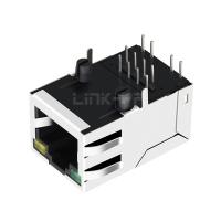 China 47F-1205GYD2NL Compatible LINK-PP LPJ1011ABNL 10/100 Base-T 1x1 Port Integrated RJ45 Jack Tab Up for sale