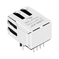 China Halo HFJ11-E2450HRL Compatible LINK-PP LPJ4011CNL 100 Base-T Single Port MagJack RJ45 Tab Down Without Led for sale