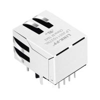 China Halo HFJ11-2450E-L17RL Compatible LINK-PP LPJ0011G27NL 10/100 Base-T Single Port RJ45 MagJack Tab Down Green/Orange&Green Leds for sale