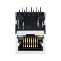 China Bothhand KLA1S109-34 LF Compatible LINK-PP LPJG0801BANL 100/1000 Base-T Tab Down Yellow/Green Led 1x1 Port Jack RJ45 Network Connector for sale