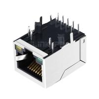 China X Multiple XRJG-01K-4-H11-120 Compatible LINK-PP LPJG0801BENL 100/1000 Base-T RJ45 Jack with Magnetics Tab Down Green/Yellow Led for sale