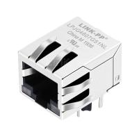 China WE 7499111440A Compatible LINK-PP LPJG4807G51NL 100/1000 Base-T Tab Down G&Y/G&Y Led 1 Port 10P8C Ethernet RJ45 Connector for sale