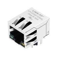 China YDS 48F-01GY2DPL2NL Compatible LINK-PP LPJG0801EBNL 100/1000 Base-T 1x1 Port Cat6 RJ45 Ethernet Jacks Tab Down Green/Yellow Led for sale