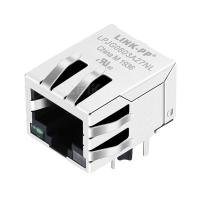 China RB1-1Q9BAK1A Compatible LINK-PP LPJG0803A27NL 100/1000 Base-T Tab Down Green/Green&Orange Led 1 Port Network RJ-45 Keystone Jack for sale