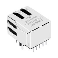 China RB1-1G9BC41A Compatible LINK-PP LPJG0919AVNL 100/1000 Base-T Tab Down Green/Orange&Green Led 1 Port Cat6 PCB RJ45 Socket Connection for sale
