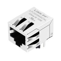 China Belfuse SI-6007-LF Compatible LINK-PP LPJG0868CNL 100/1000 Base-T Tab Down Without Led One Port RJ 45 10 Pin Connector for sale