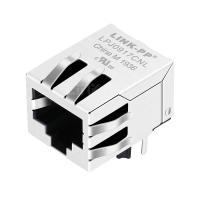 China Halo HFJ11-1G06ERL Compatible LINK-PP LPJG0917CNL 100/1000 Base-T Tab Down Without Led Single Port Shielded Industrial RJ45 Connector for sale