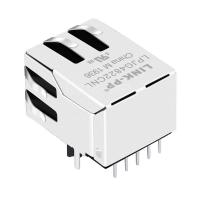 China XFMRC XFGIG8Q-C1-4MS Compatible LINK-PP LPJG4822CNL 100/1000 Base-T Tab Down Without Led One Port RJ-45 Network Magjack for sale