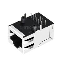 China Halo HFJT1-1G40RL Compatible LINK-PP LPJG17324CNL 100/1000 Base-T Tab Up Without Led 1x1 Port 10P8C Ethernet RJ45 Connector for sale