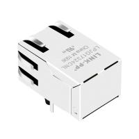 China Halo HFJT1-1G40RL Compatible LINK-PP LPJG17324CNL 100/1000 Base-T Tab Up Without Led 1x1 Port 10P8C Ethernet RJ45 Connector for sale