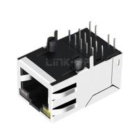 China RTA-175AAK1A Compatible LINK-PP LPJG17305-1ASNL 100/1000 Base-T Tab Up Yellow/Orange&Green Led Single Port Ethernet FastJacks RJ45 for sale