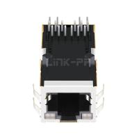 China Belfuse 0826-1B1T-57-F Compatible LINK-PP LPJK0071A4NL 100/1000 Base-T Tab Up Green&Yellow/Green&Yellow Led 1x1 Port 10P8C RJ45 Jack Connection for sale