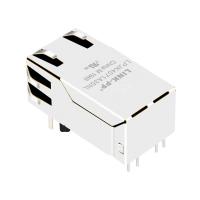 China XFMRC XFGIG12-CTxu1-4L Compatible LINK-PP LPJK4071A35NL 100/1000 Base-T Tab Up Yellow&Green/Yellow Led 1x1 Port Shielded Modular Connector RJ-45 Jack for sale