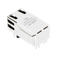 China Belfuse 0826-1DX1-32-F Compatible LINK-PP LPJK4036AGNL 100/1000 Base-T Tab Up Yellow/Green Led 1x1 Port 12 Pin RJ-45 Connector Module for sale