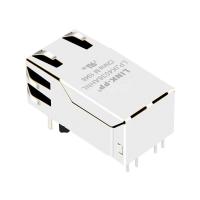 China Belfuse 0826-1A1T-32-F Compatible LINK-PP LPJK4036AHNL 100/1000 Base-T Tab Up Green/Yellow Led 1x1 Port 12 Pin Connector Lan RJ45 Filter Connector for sale