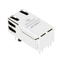 China Molex 85789-1006 Compatible LINK-PP LPJK2070AHNL 100/1000 Base-T Tab Up Green/Yellow Led 1x1 Port POE+ RJ45 Modular Socket for sale