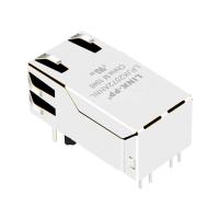 China Halo HFJT1-1GP-L12RL Compatible LINK-PP LPJK2072AHNL 100/1000 Base-T Tab Up Green/Yellow Led 1x1 Port POE RJ45 Cat6 Connector Price for sale