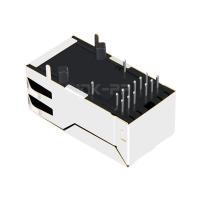 China Pulse JK0-0133NL Compatible LINK-PP LPJK1045CNL 100/1000 Base-T Tab Up Without Led 1x1 Port POE Integrated Connector Modules for sale