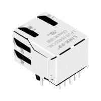 China 212A-11CA0-RA14 Compatible LINK-PP LPJG16405CNL 100/1000 Base-T Tab Up Without Led Single Port Shielded RJ45 Connector Female Jack for sale