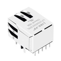 China LPJG0806EBNL 1000 Base-T Modular RJ45 Connector Tab Down Green/Yellow LED for sale