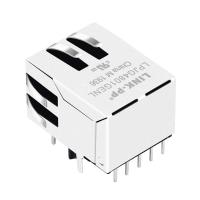 China LPJG4801GENL 10/100/1000 Base-T With Leds RJ45 Female Connector for sale