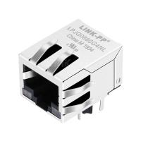 China LPJG0860G4NL 10/100/1000 Base-T Shielded 10 Pin RJ45 Female Connector for sale