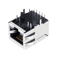 China LPJG0860G4NL 10/100/1000 Base-T Shielded 10 Pin RJ45 Female Connector for sale