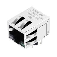 China LPJG4811G7NL 100/1000 Base-T one Port RJ45 Connector Ethernet Jack Green&Yellow/Green LED for sale