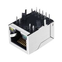 China LPJG4813HENL 10/100/1000 Base-T Green/Yellow Leds RJ45 Connector Tab Down Green/Yellow LED for sale