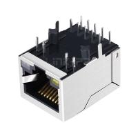 China LPJG4896F91NL 10/100/1000 Base-T Connector RJ45 Network Jack for sale