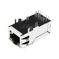 China LPJK6078AHNL 10/100/1000 Base-T PoE++ 100w RJ45 Female Connector Green/Yellow LED for sale