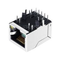 China Tyco 5-2337992-8 Compatible LINK-PP LPJG0926HENL 100/1000 Base-T POE+ RJ45 Magnetics Modular Jack Tab Down Green/Yellow Led for sale
