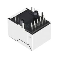 China LPJG16313BENL 1000 Base-T Single Port RJ45 Gigabit Magnetic Jacks Green/Yellow LED for sale