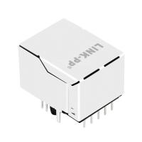 China LPJG16313BENL 1000 Base-T Single Port RJ45 Gigabit Magnetic Jacks Green/Yellow LED for sale
