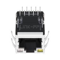China LPJG16402AQNL 1000 Base-T RJ45 Yellow/Green&Orange 10P8c Modular Connector for sale