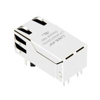 China LPJK0072AINL 100/1000 Base-T Tab Up Green&Yellow/Green Led 1x1 Port Ethernet RJ-45Connector for sale
