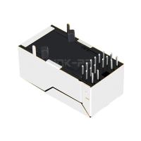 China LPJK4071BGNL 100/1000 Base-T Tab Up Yellow/Green Led 1x1 Port Length 32.5mm RJ45 Connector for sale