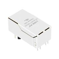 China LPJK4071BGNL 100/1000 Base-T Tab Up Yellow/Green Led 1x1 Port Length 32.5mm RJ45 Connector for sale