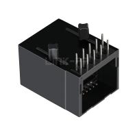 China LPJG4810NNL 100/1000 Base-T Tab Down Without Led Single Port UnShielded RJ45 Jack for sale